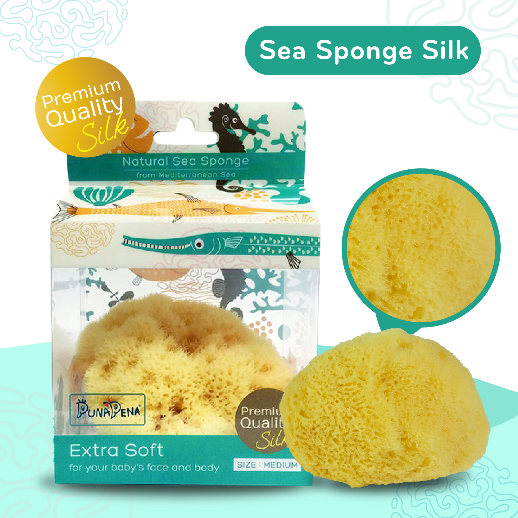 Punapena | Sea Sponge – ฟองน้ำทะเล จากธรรมชาติแท้ 100% – Pacific Point